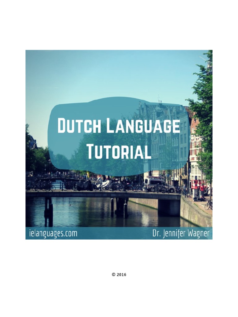 Dutch Tutorial Sample | PDF | Grammatical Gender | Verb