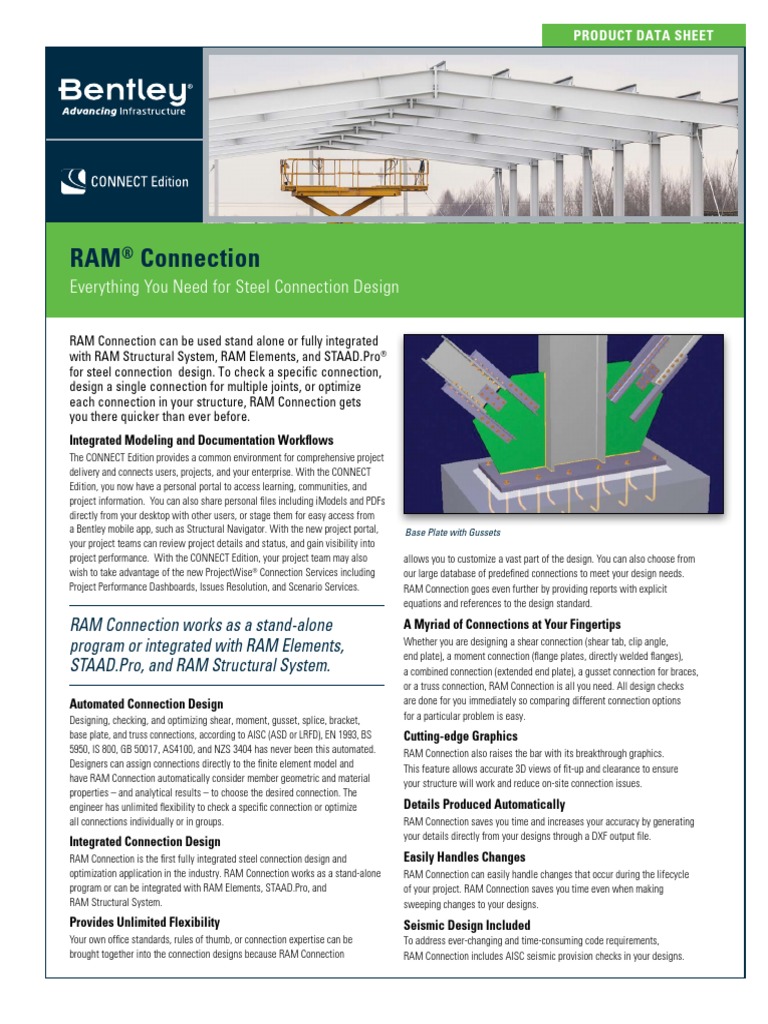 RAM Connection: Everything You Need For Steel Connection Design | PDF ...