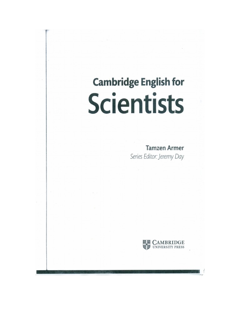 Cambridge English For Scientists | PDF