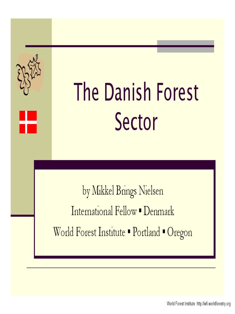 An Overview of Denmark's Forest Sector | PDF | Denmark | Forestry