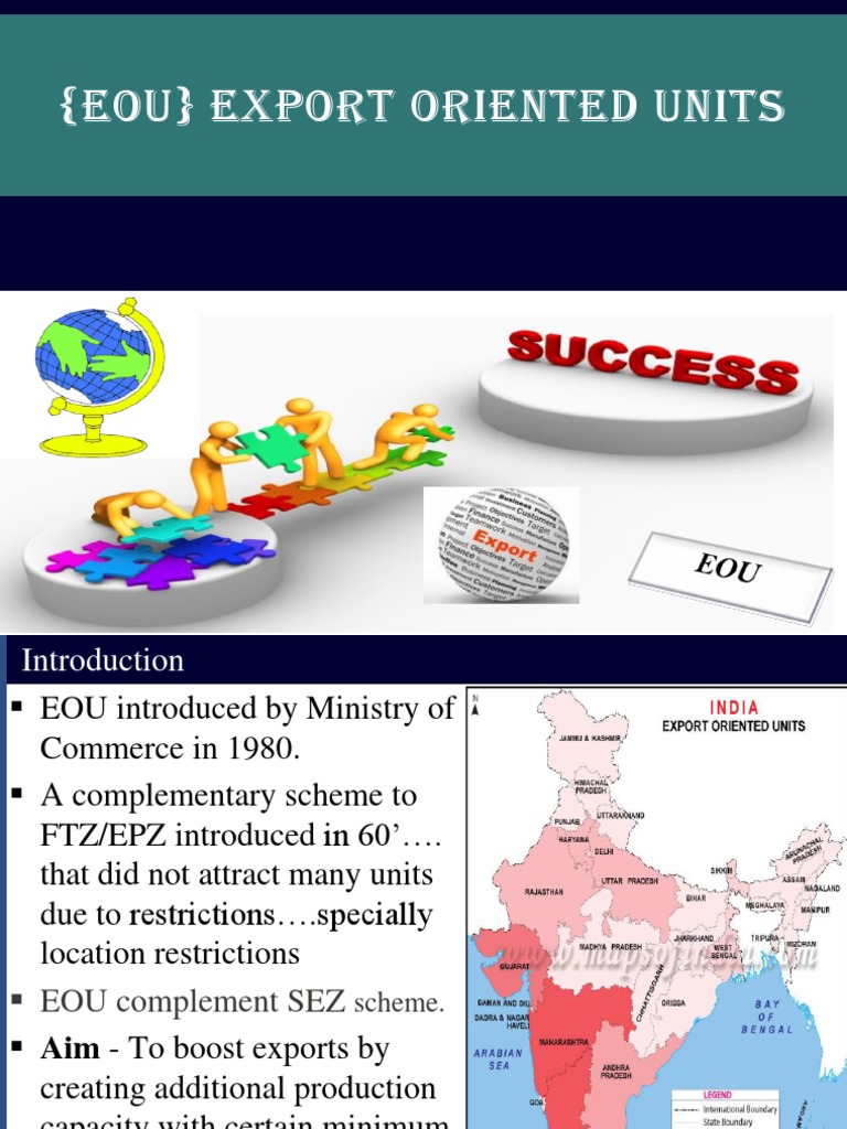 (EOU) Export Oriented Units | PDF | International Trade | Economies