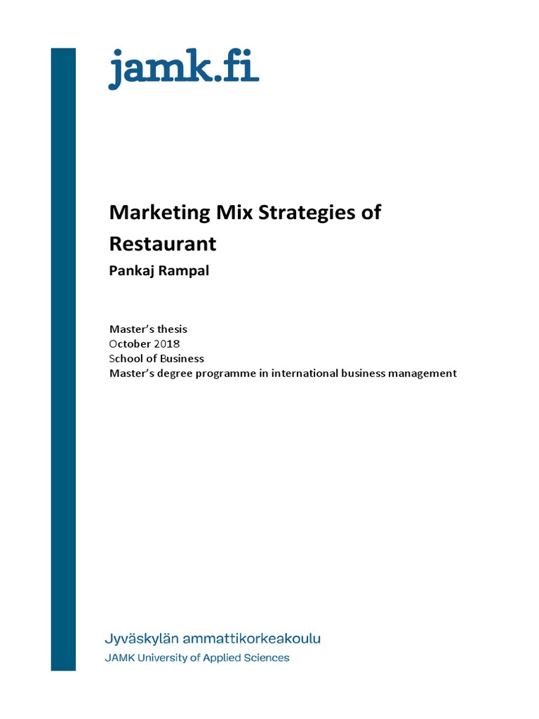 Marketing Mix | PDF | Marketing | Marketing Strategy