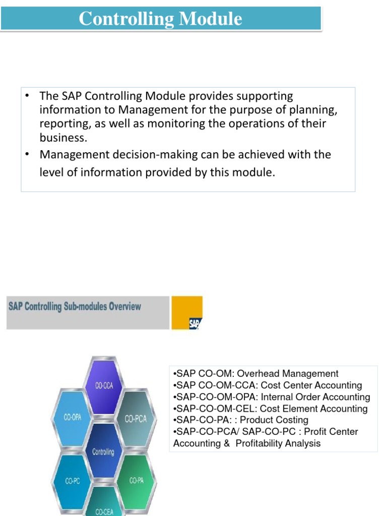 SAP Controlling | PDF