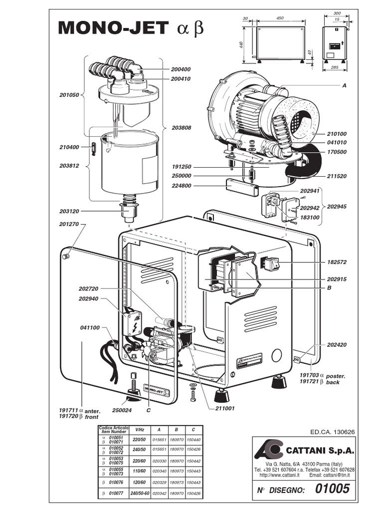 Cattani Mono Jet Alpha | PDF