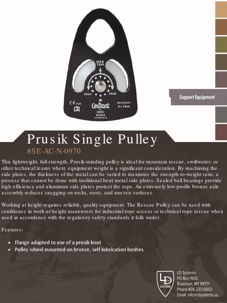 Prusik Single Pulley | PDF