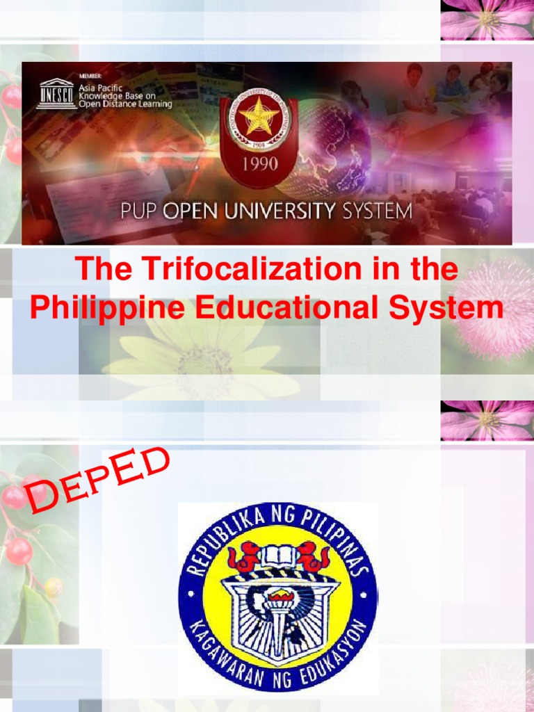 The Trifocalization in The Philippine Educational System | PDF ...