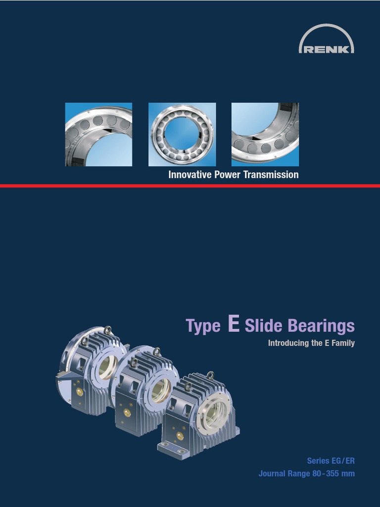 RENK Catalog Size E-EF | Bearing (Mechanical) | Lubricant | Free 30-day ...