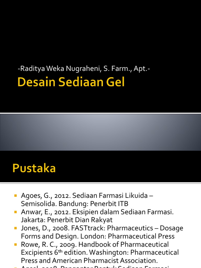 Formulasi Sediaan Gel 2 | PDF