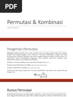 Permutasi dan Kombinasi: Definisi & Rumus | PDF