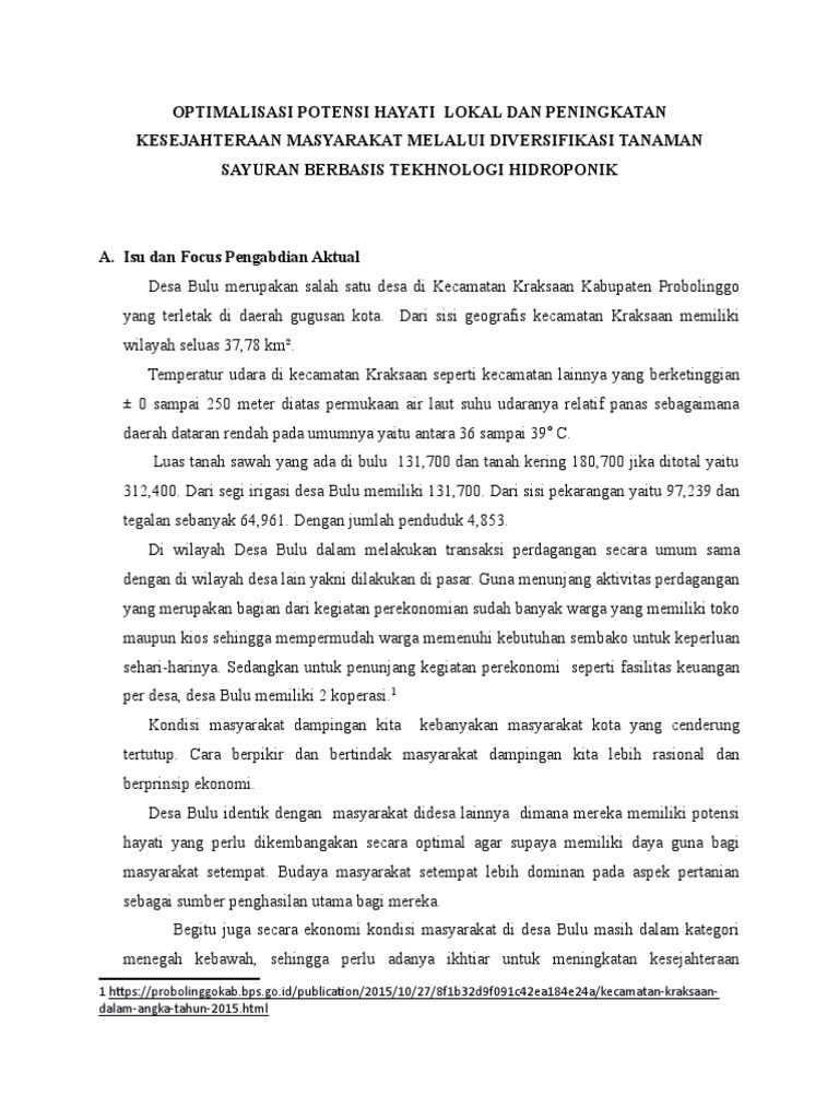 Proposal KKN Fix | PDF