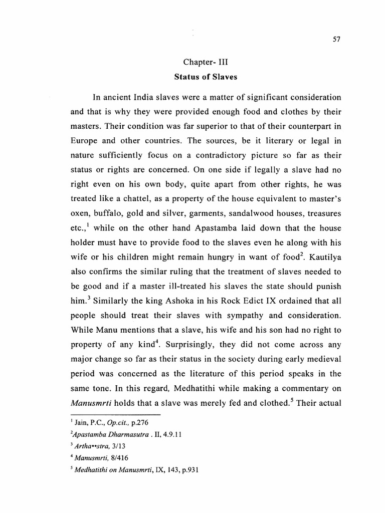 08 - Chapter 3 PDF | PDF | Slavery | Vedas