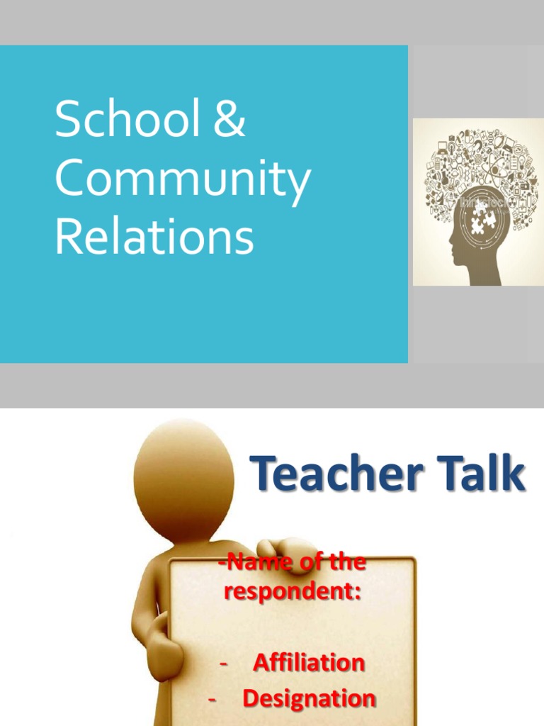 School & Community Relations | PDF
