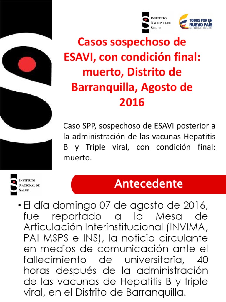 4 Caso Esavi Barranquilla Ins | PDF | Dolor de cabeza | Laboratorios