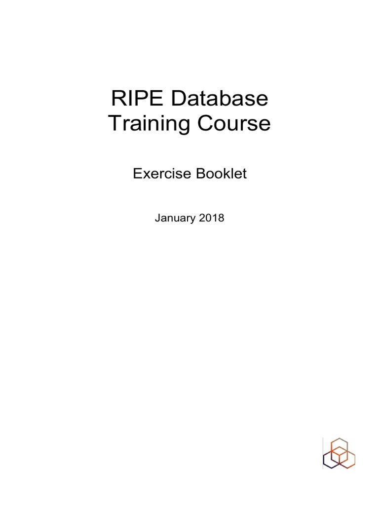 RIPE DataBase Exercises | PDF | I Pv6 | Ip Address