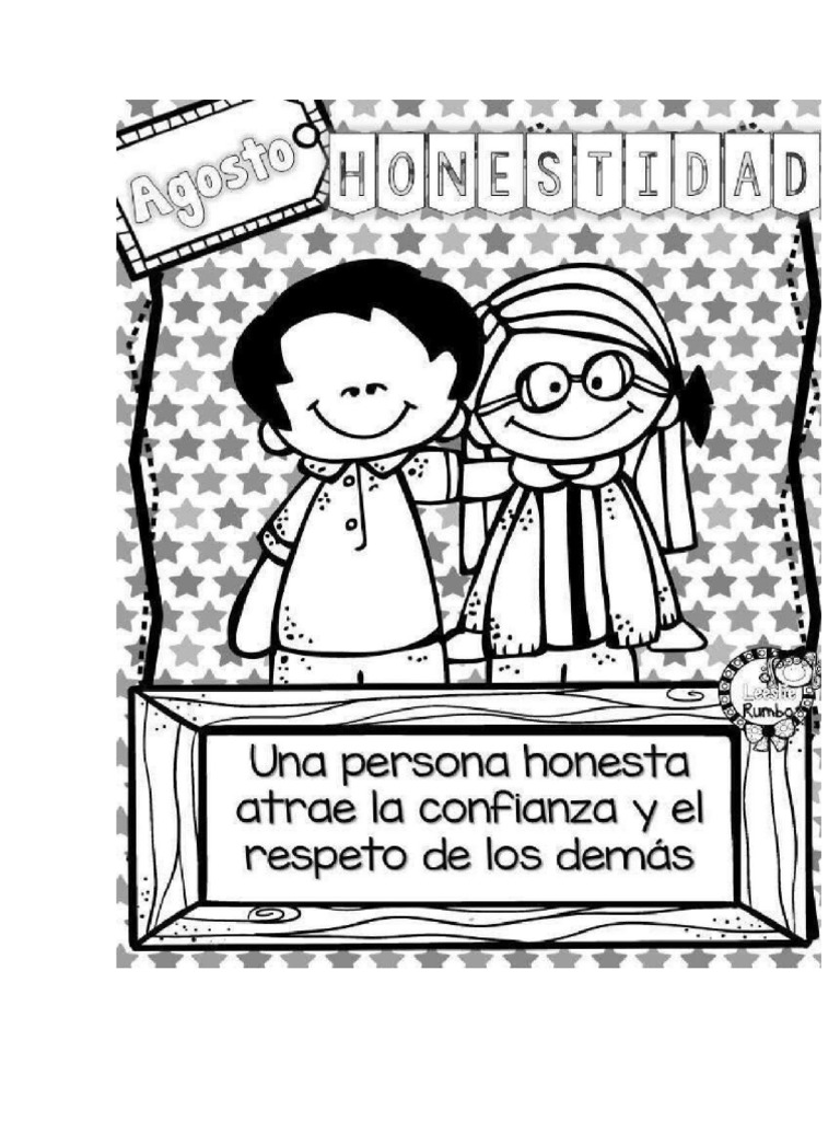 Honestidad para Colorear | PDF