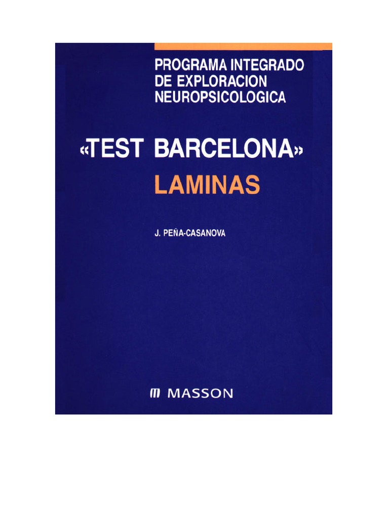 Laminas Del Test de Barcelona PDF | PDF