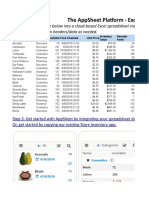 Appsheet Manual | PDF | Menu (Computing) | Google Play