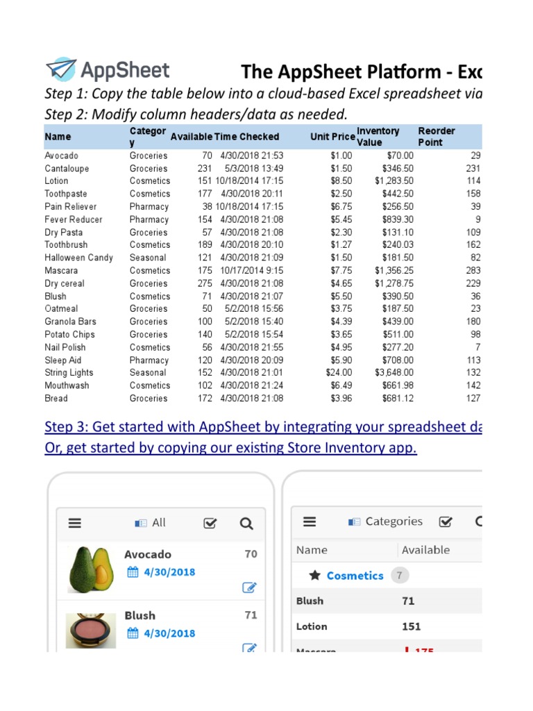 Store Inventory Management Template | PDF | Computing | Business