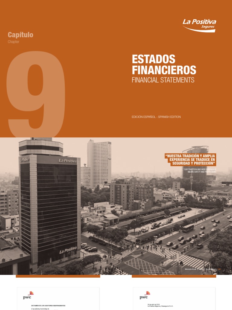 Estados Financieros 2018 300719 | PDF | Seguro | Reaseguro