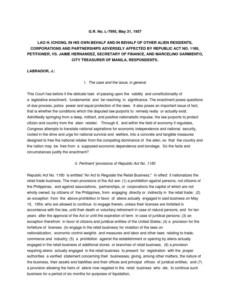 Poli - Art 3 Sec 1 Due Process | PDF | Fourteenth Amendment To The ...