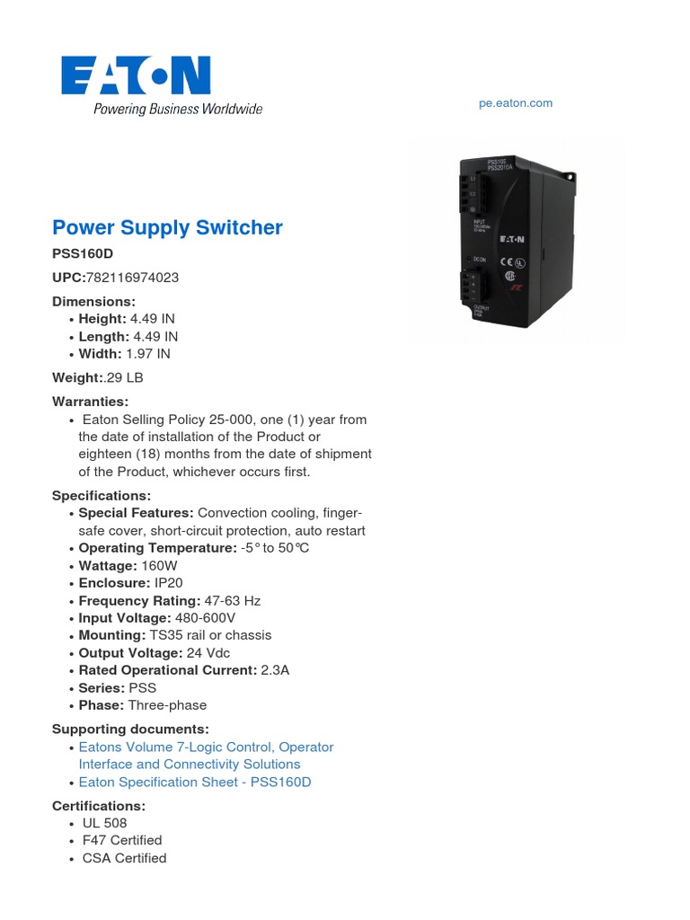 Power Supply Switcher | PDF