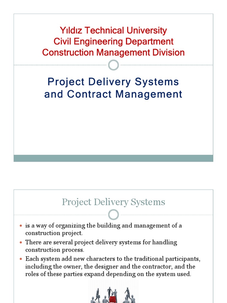 Project Delivery Systems in Construction | PDF | Construction ...