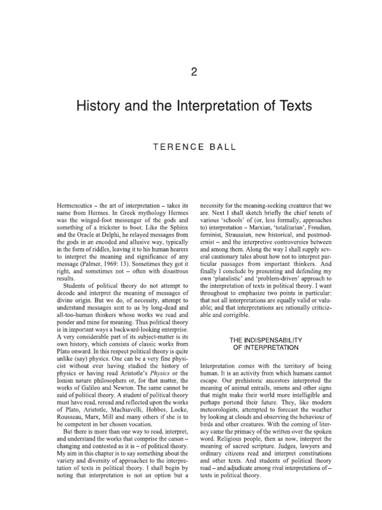 Terence Ball PDF | PDF