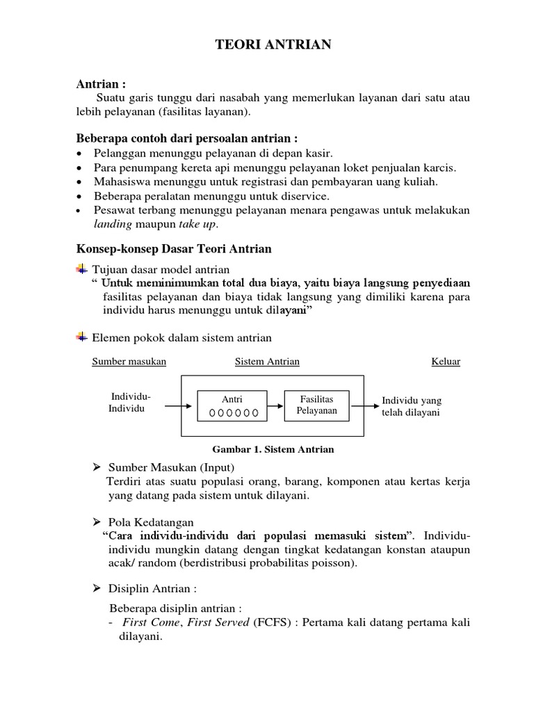Antrian 1 | PDF | Teknologi & Rekayasa