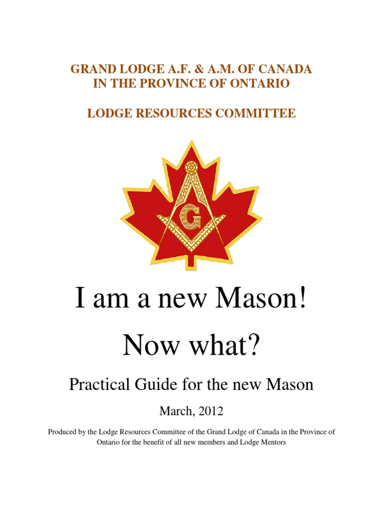Practical Guide For The New Mason Pdf Masonic Lodge Fraternities