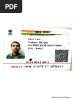 Pan Card Back Side | PDF