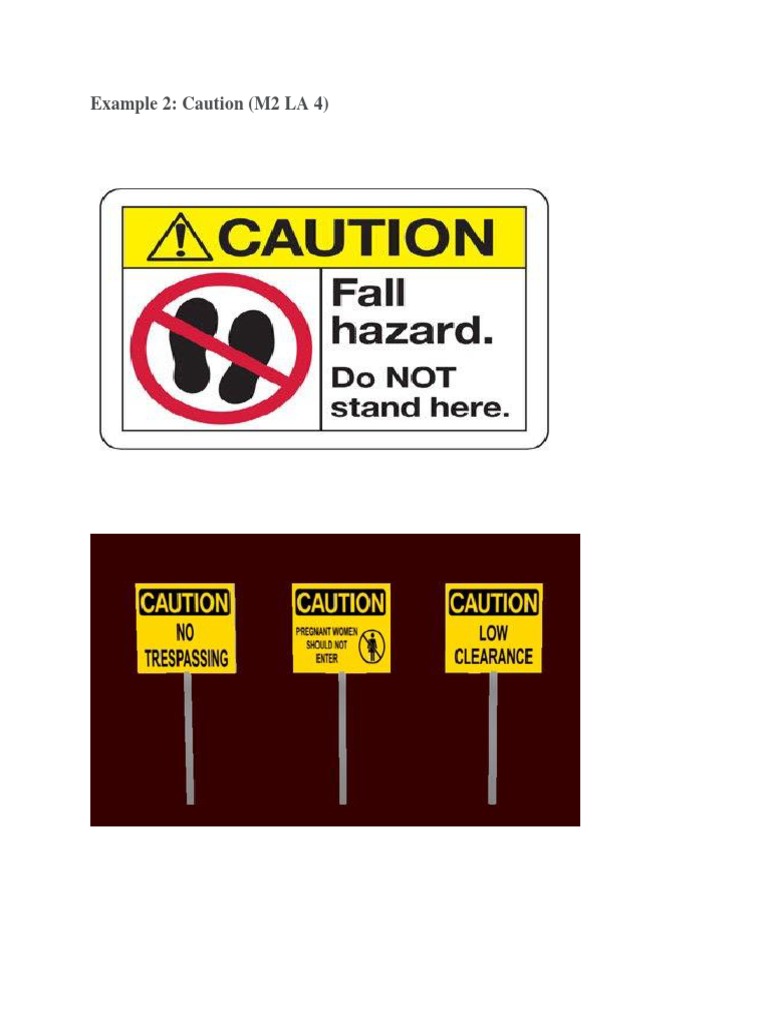Caution Signs Series Overview | PDF | Technology & Engineering