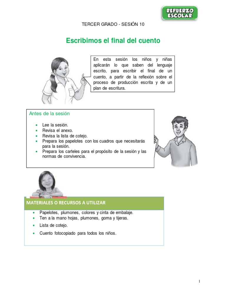 Completando el final de un cuento | PDF | Cuentos