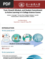 Growth Mindset Test | PDF | Mindset | Psychological Concepts
