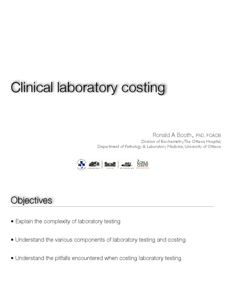 Clinical Laboratory Costing | PDF | Medical Laboratory | Pathology