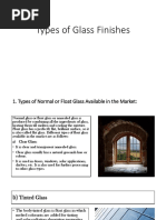 Study of Different Types of Glass | PDF | Glasses | Building Materials