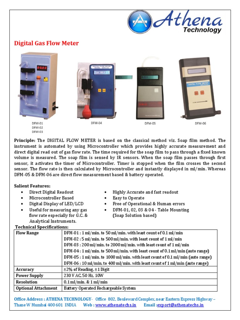 Digital Flow Meter | PDF