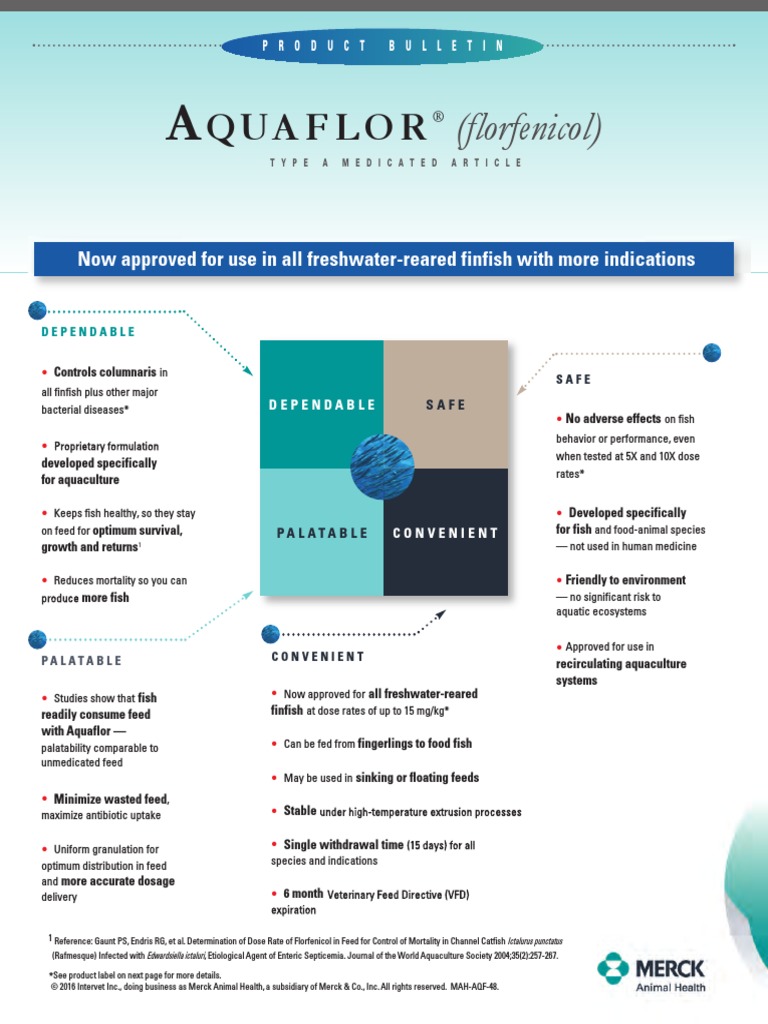 Aquaflor | PDF | Clean Water Act | Dose (Biochemistry)