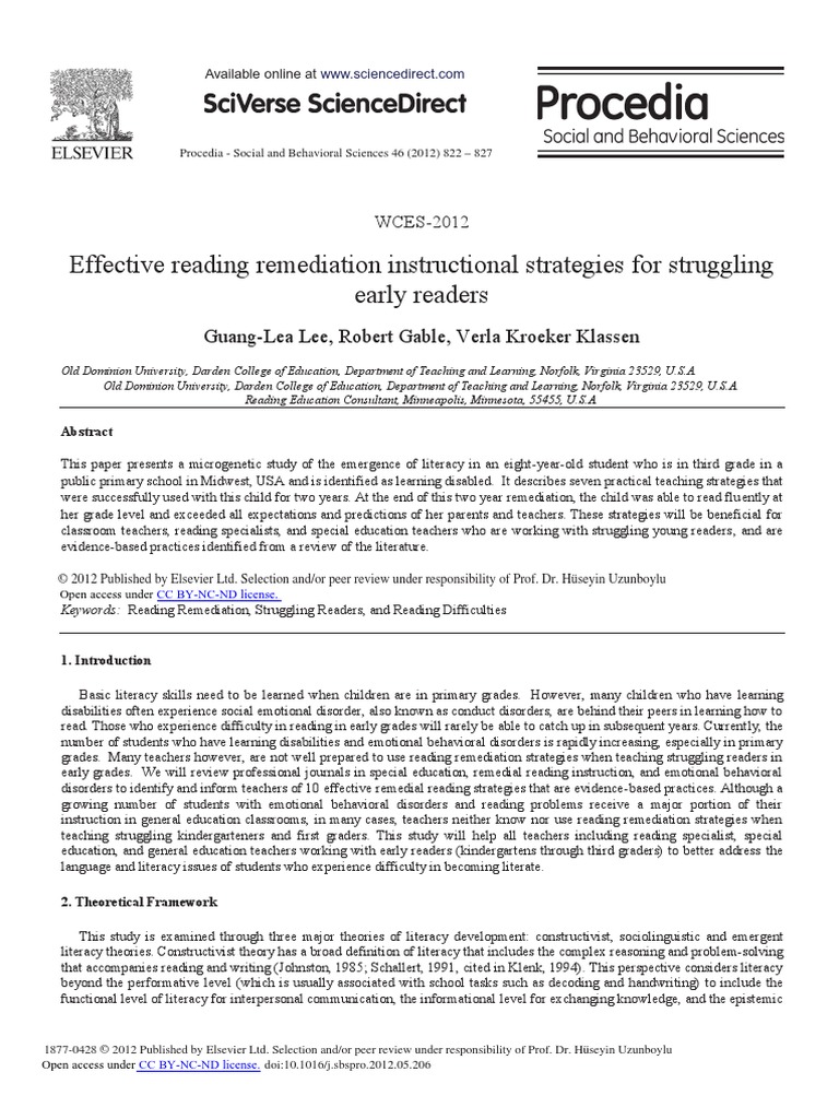 Effective Reading Remediation Instructional Strate PDF | PDF | Learning ...