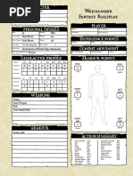 Savage Worlds Character Sheet - MI5-Agent | PDF