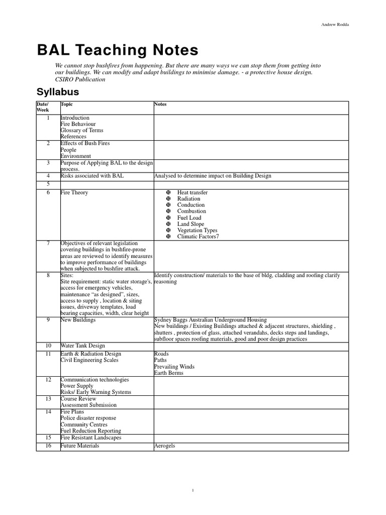 BAL Temp Notes | PDF | Nature