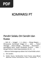 Contoh-Contoh Komparisi Akta Notaris | PDF