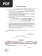 Affidavit of Undertaking (Compliance With DO 174) | PDF | Notary Public ...