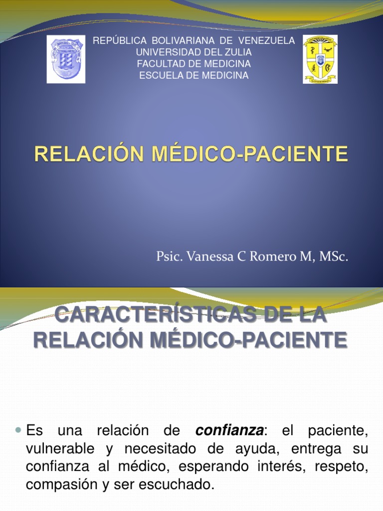TEMA 5 Relación Médico - Paciente | PDF | Medicina | Diagnostico medico