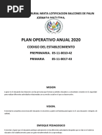 Plan Anual de Prefectura | PDF