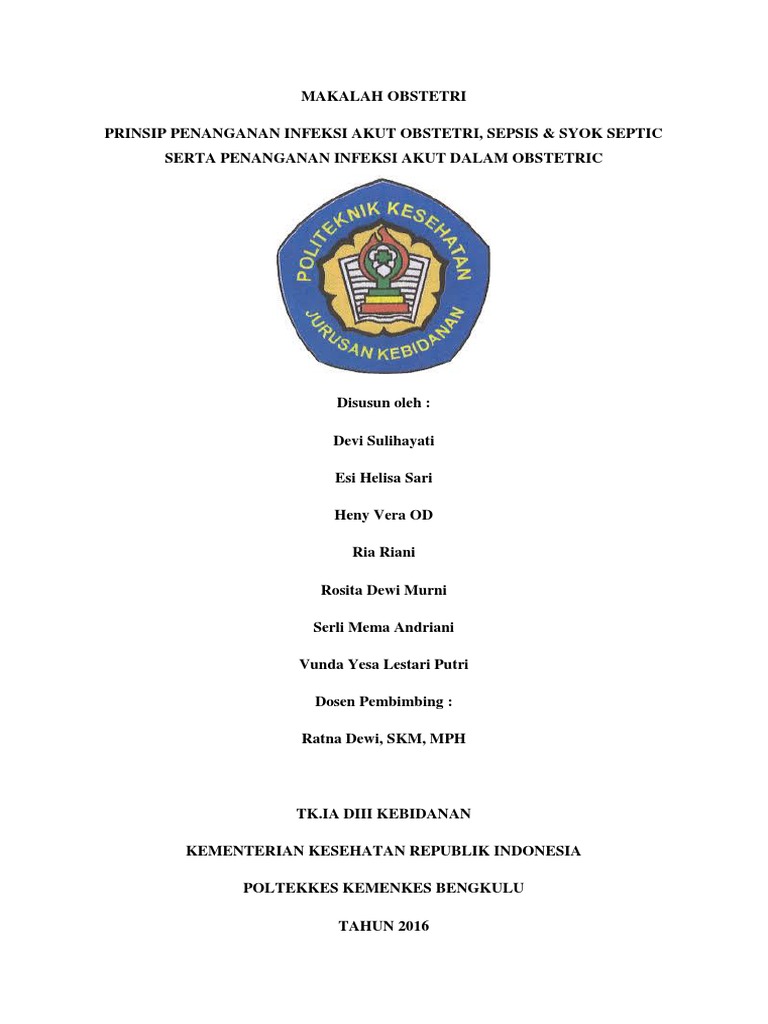 Infeksi Akut Kasus Obstetrik | PDF