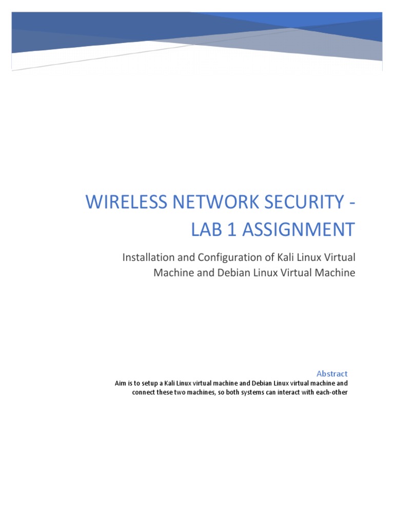 Wireless Security Lab | Download Free PDF | Virtual Machine | Linux
