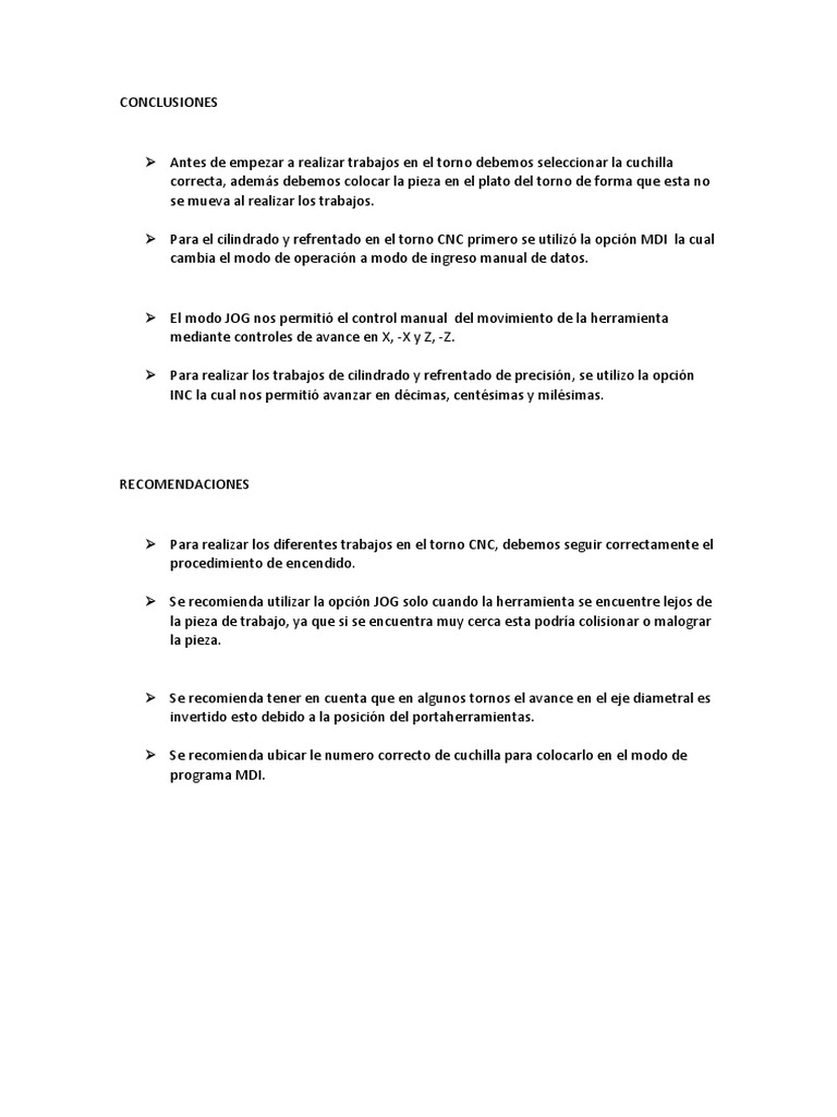 Conclusiones Lab 8 | PDF