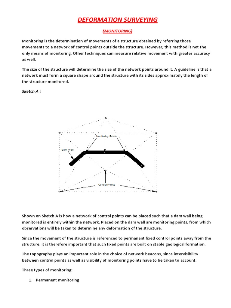 Deformation Surveying | PDF | Surveying | Applied And Interdisciplinary ...
