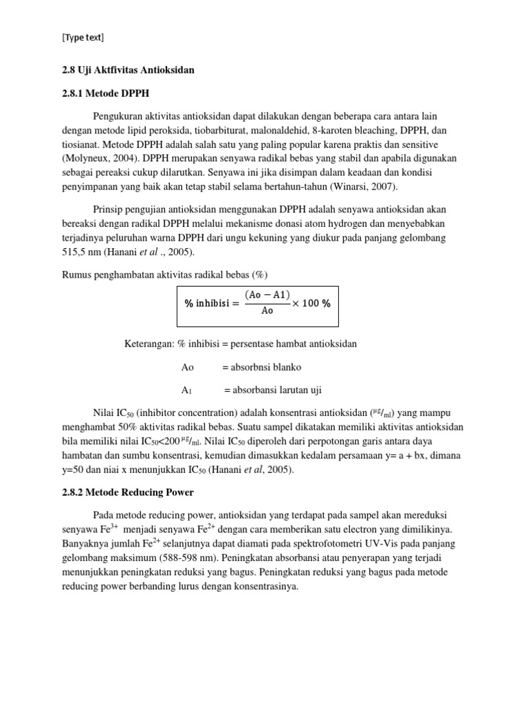 Formulasi Dan Uji Aktivitas Antioksidan Krim Anti-Aging Ekstrak Etanol ...