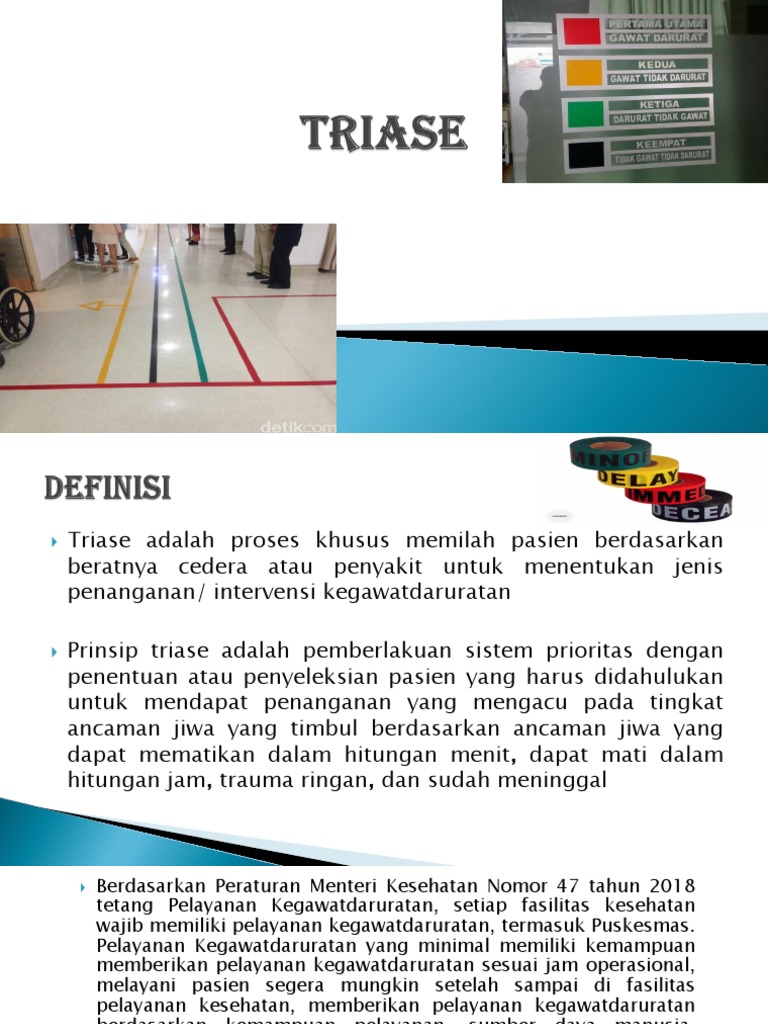 Sistem Triase di Puskesmas Kecamatan Cipayung | PDF